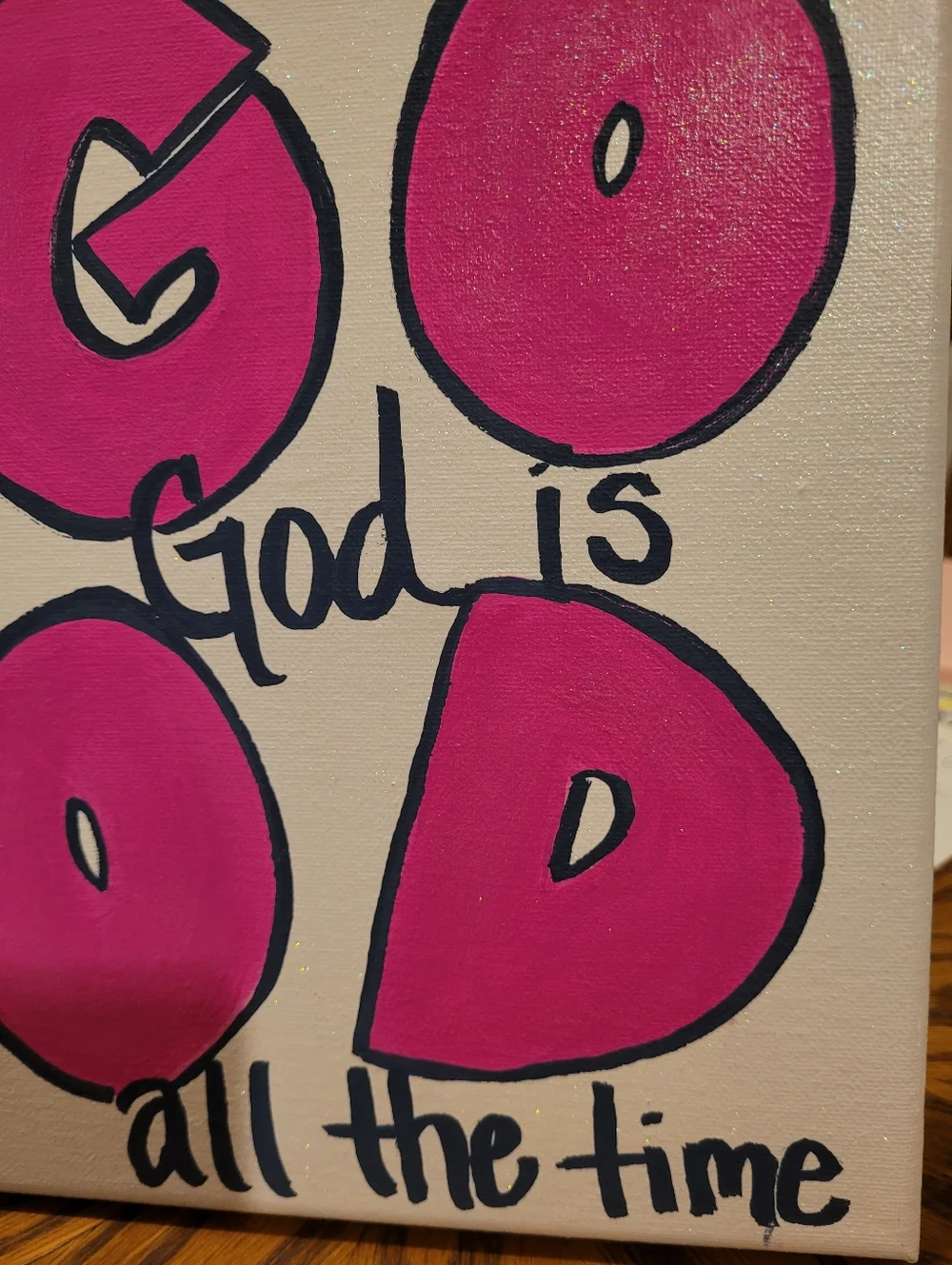 Hand Crafted | Art | Hand Painted Inspirational God Is Good All The ...